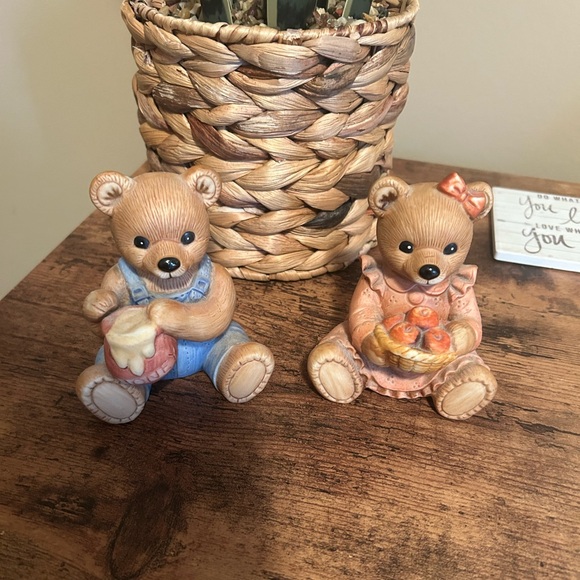 Home Interiors | Accents | Vintage Home Interiors Bear Figurines | Poshmark